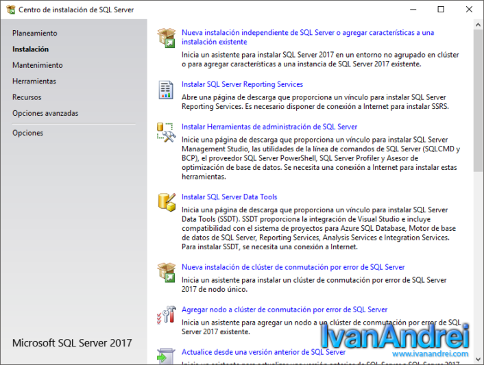 Solucionar error de idioma al instalar SQL Server 2017 - Iván Andréi