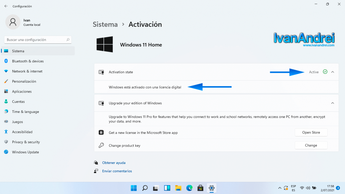 ¿Cómo activar Windows 11 gratis y legal? - Iván Andréi